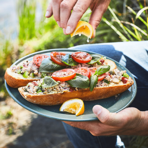 Mediterranean tuna sandwiches - Nadia Lim