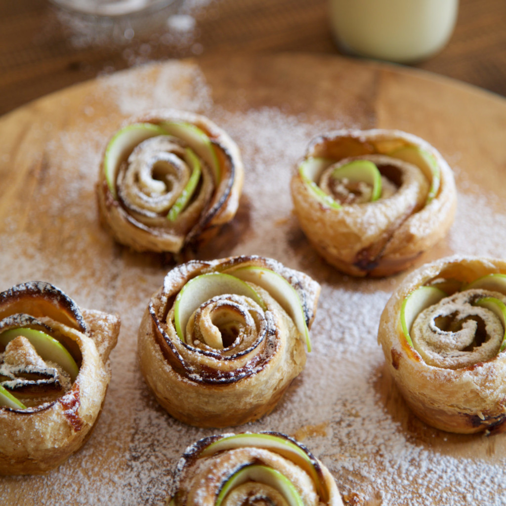 Apple Pastry Rosettes - Nadia Lim