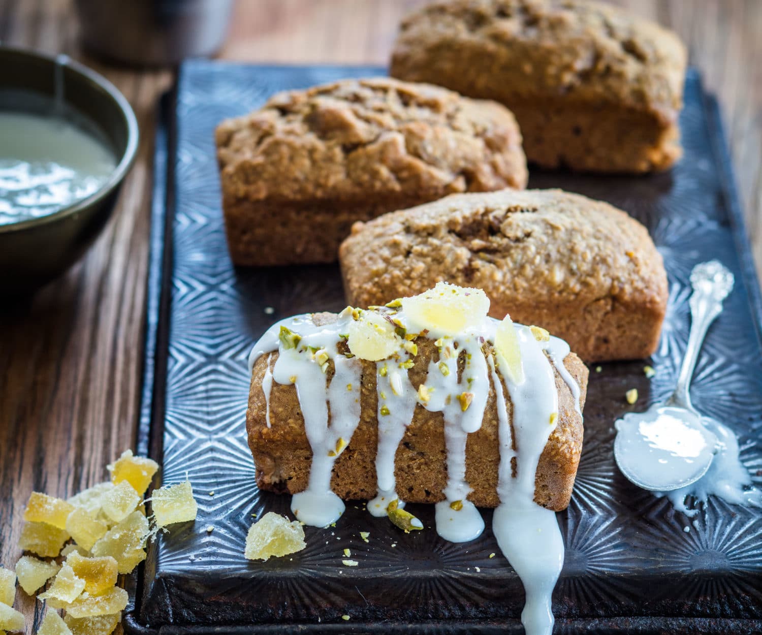 Feijoa and nut mini loaves - Nadia Lim